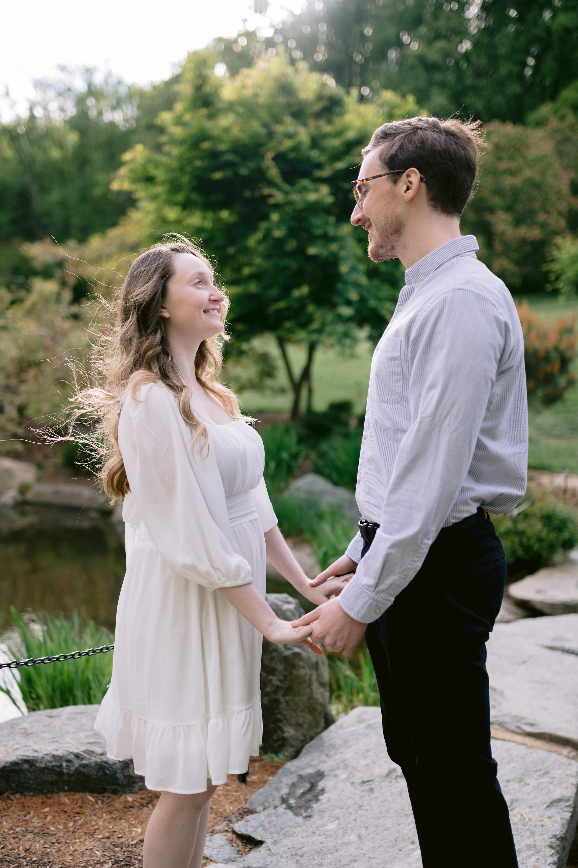 Sara + Ray at Brookside Gardens | Atalie Day Photography