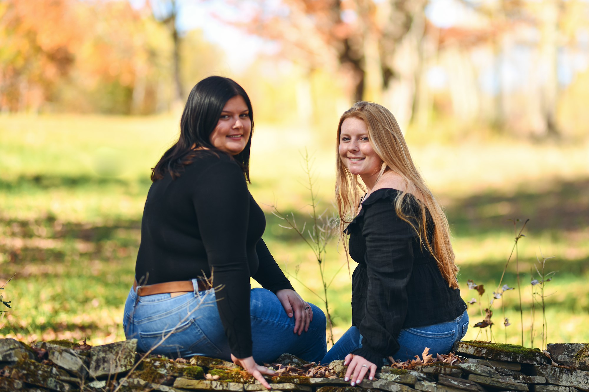 Hannah and Sister Fall Mini | Sierra Rain Photography